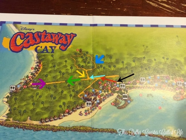 Castaway Cay Map Zoomed - This Roller Coaster Called Life