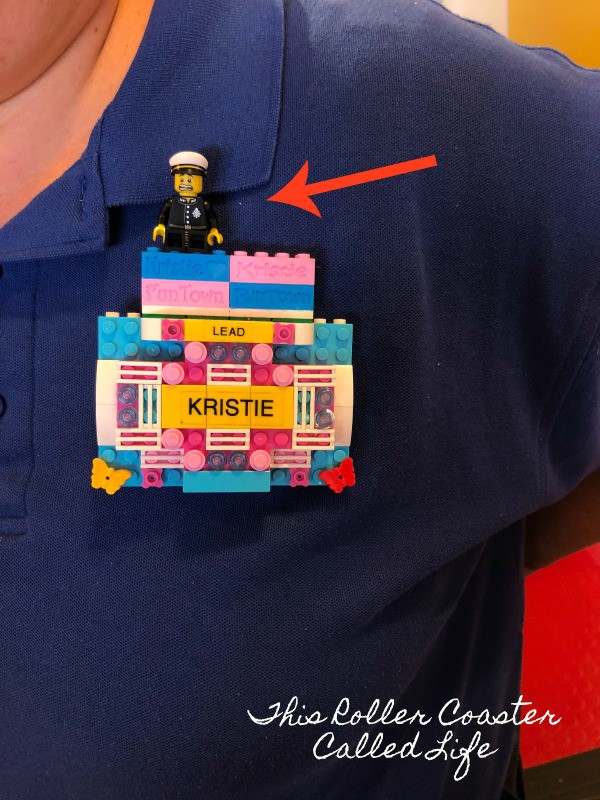 Name Badge at Legoland Florida - This Roller Coaster Called Life